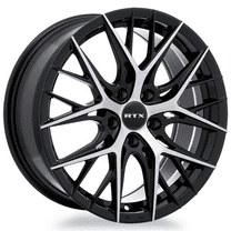 RTX Slate 17x8 6x139.7 ET25 CB106.1 Black Machined Wheel - Walmart.com