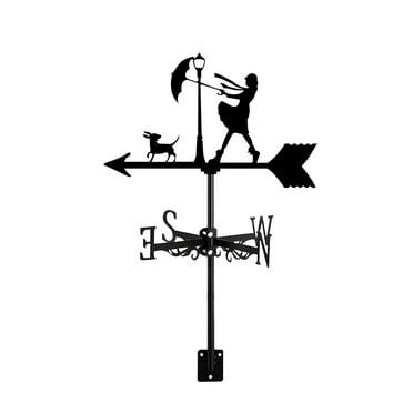 TOPCHANCES Outdoor Wind Vane Weather Vane Retro Wind Direction ...