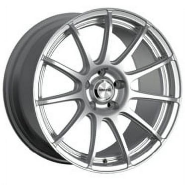 American Muscle 15x10 55 Rally Silver Wheel 5x5 (-32mm) Powder Coated ...