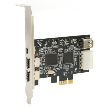 Firewire Adapter Card, Four Port Firewire Riser Card IEEE 1394A For DV ...