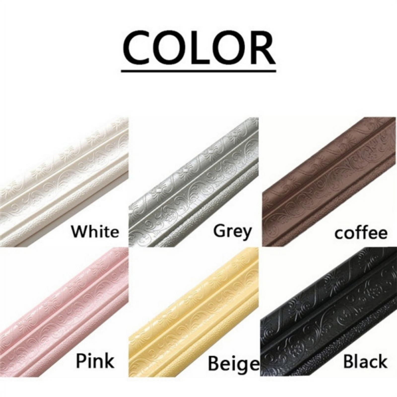 3D Waterproof Wallpaper Border Peel and Stick Wall Border Foam Mirror ...