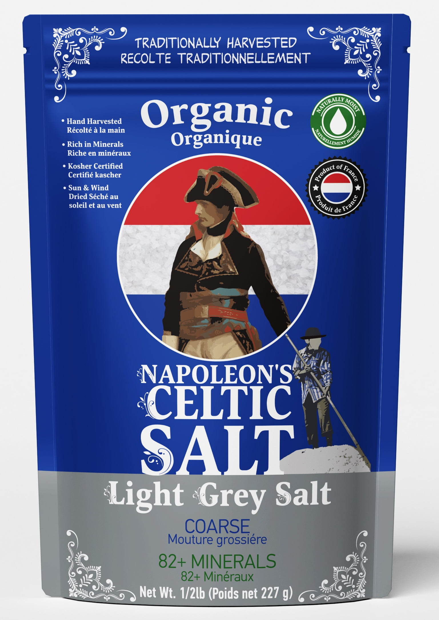 Napoleon's Celtic Salt - Celtic Salt Organic 82 Minerals Coarse, 1/2lb ...
