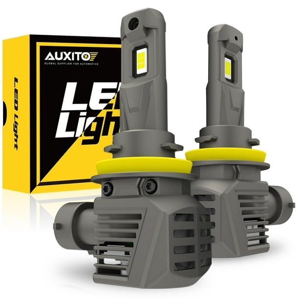 AUXITO H11 LED Headlight Bulbs, 22000LM 120W 600% Brighter Wireless H11 Headlight Bulb, 6500K ...