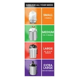 Great Value 30-Gallon Multi-Purpose Flap Tie Trash Bags, 20 Bags ...