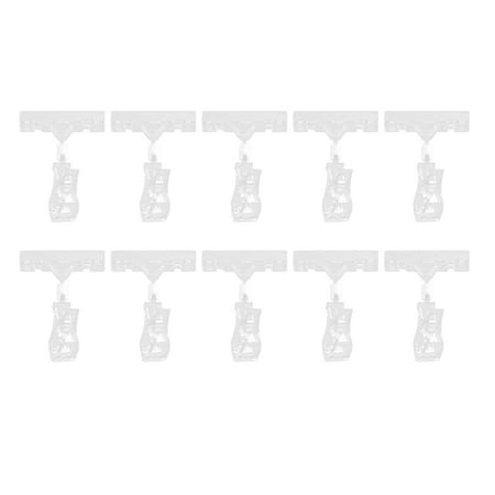 10 Clamp Sign Holder Clips Stand PVC Cards Display Clips Food Labels ...