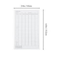 WORGEOUS 60 PCS Scorecard for Competition Score Scorecard Score ...