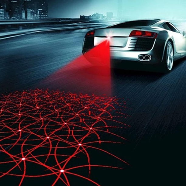 Automobile Motorcycle Laser Lamp Haze Prevention Rear End Warning Lamp ...