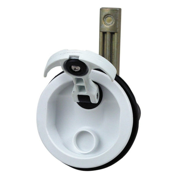 Perko 1092DP1WHT White T-Handle Surface Mount Latch - 3/4" - 2-3/8 ...