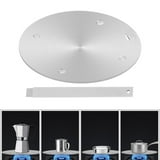 Stainless Steel Induction Adapter Plate milk Cookware top Heat Diffuser ...