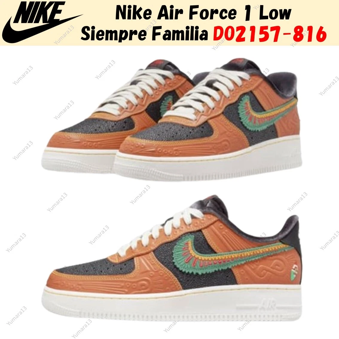 Nike Air Force 1 Low Siempre Familia Dia De Muertos DO2157-816 Men's ...