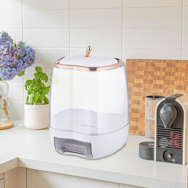 Rice Dispenser, Large Sealed Grain Container, Rice Container with ...