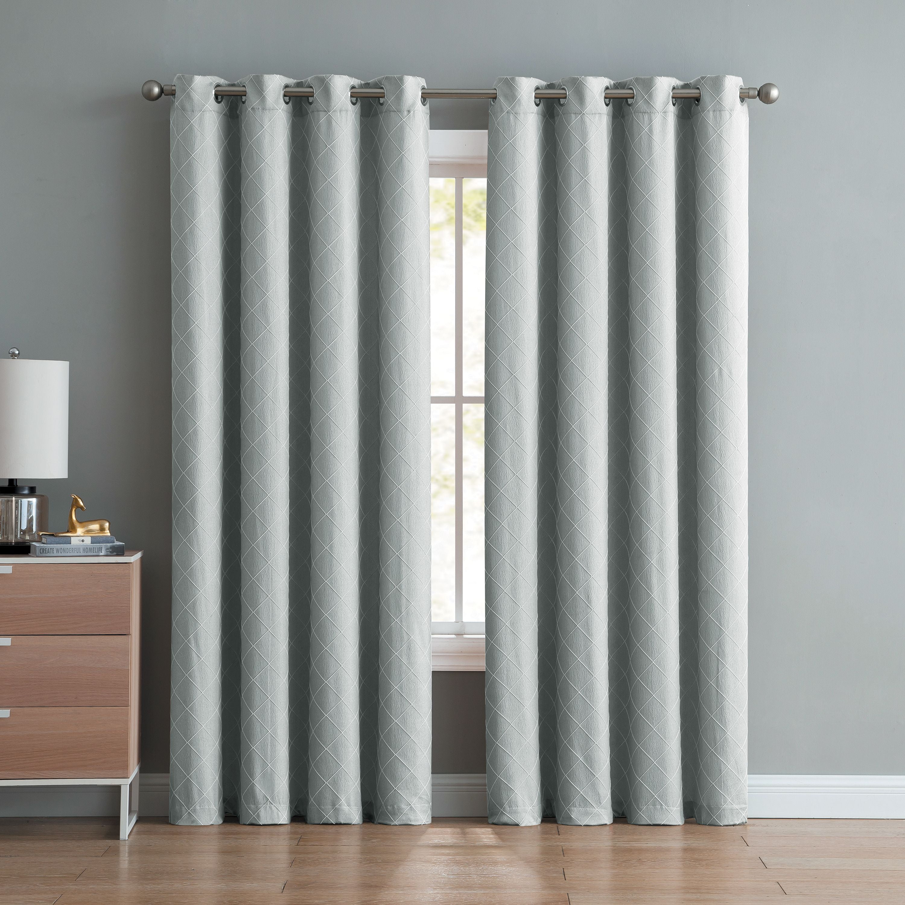 Mainstays Lana Grommet Top Window Curtain Panel - Walmart.com