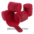 4 Pcs Elastic Polo Leg Wrap Polyester Horse Polo Wraps Standing Leg ...