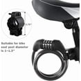 Bike Lock Cable,Kids Bike Cable Basic Self Coiling Combination Cable ...