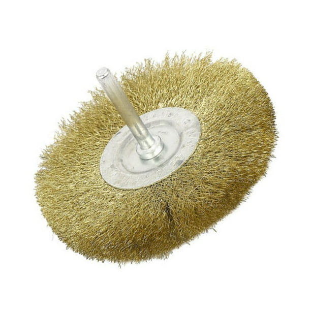 MYG 100mm Steel Wire Wheel with Shank Metal Cleaning Rust Removal ...