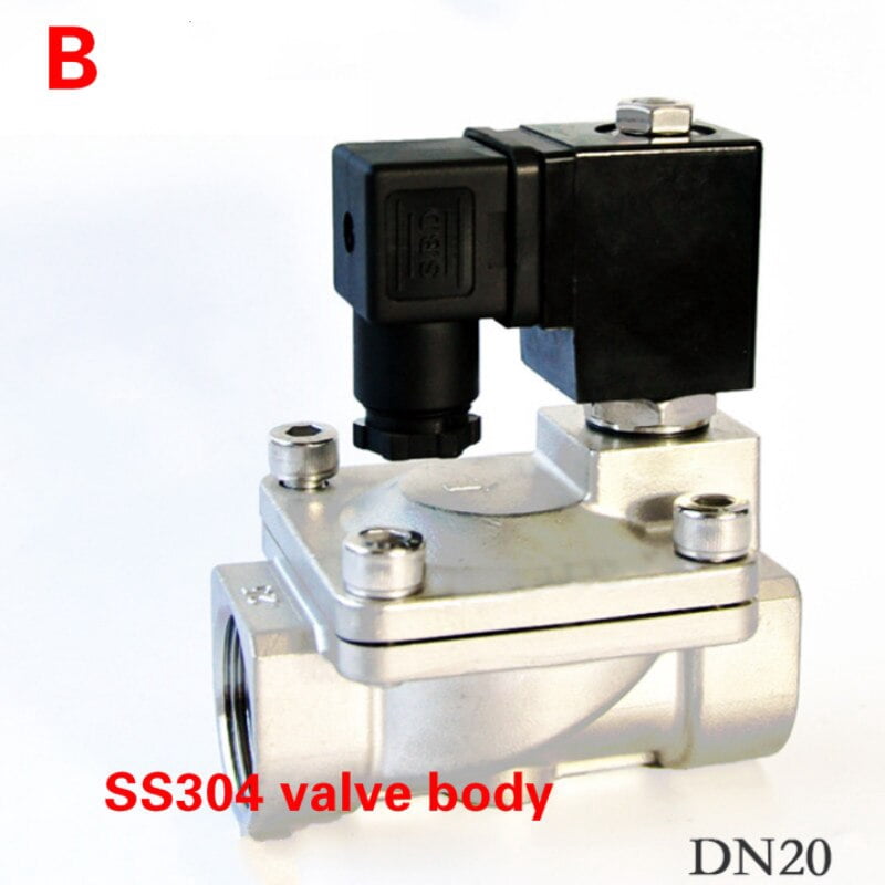 DN10-50 brass solenoid valve BSP/NPT direct acting one-way Diaphragm ...