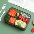 Bento Boxes Heat Resistance Lunch Box Leak Proof Sealed Compartment ...