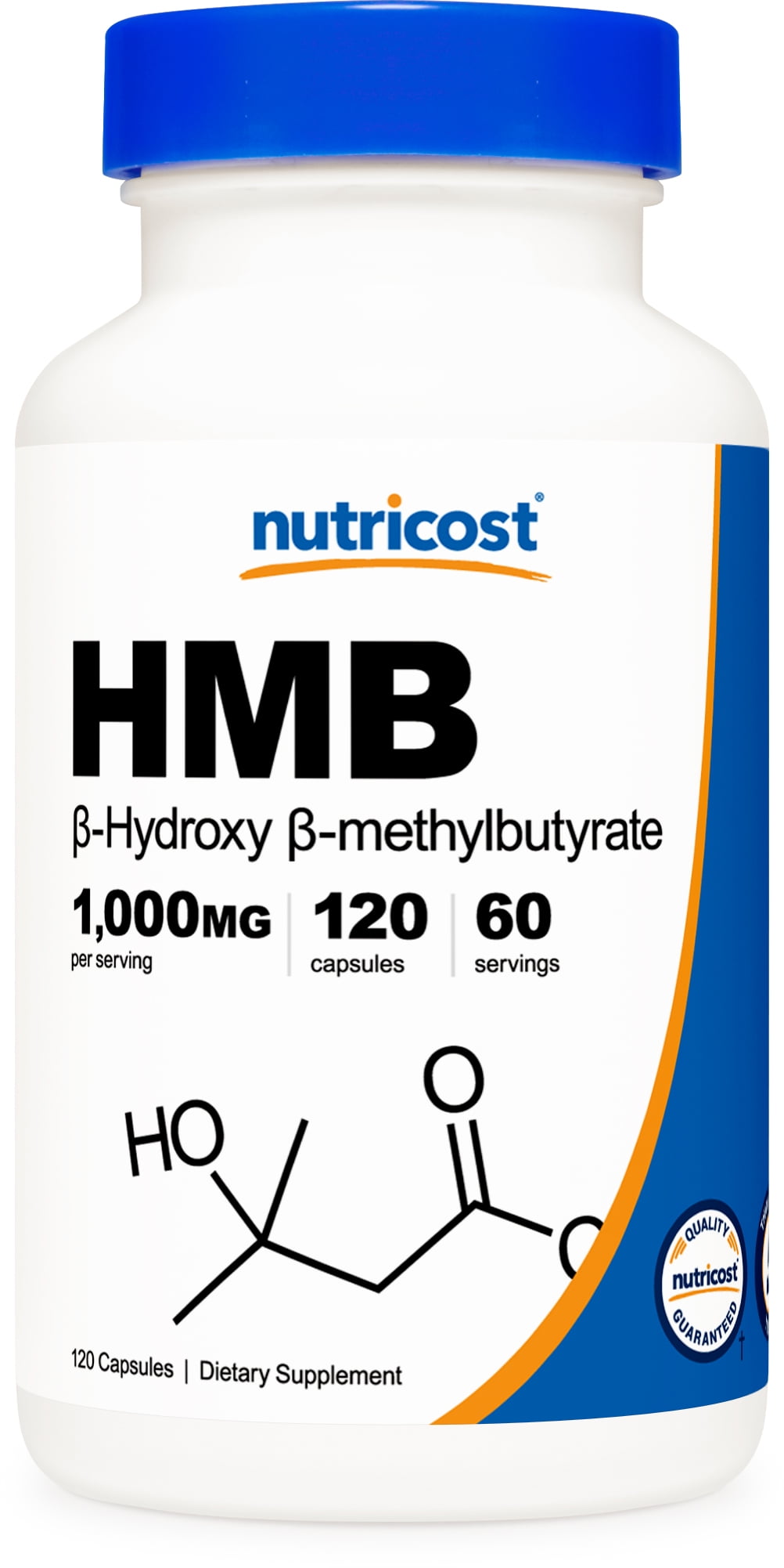 Nutricost HMB (Beta-Hydroxy Beta-Methylbutyric) 1000mg (120 Capsules ...