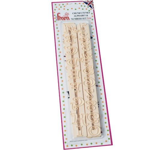 CK Products FMM Chunky Funky Letter Tappit Cutter, Ivory - Walmart.com