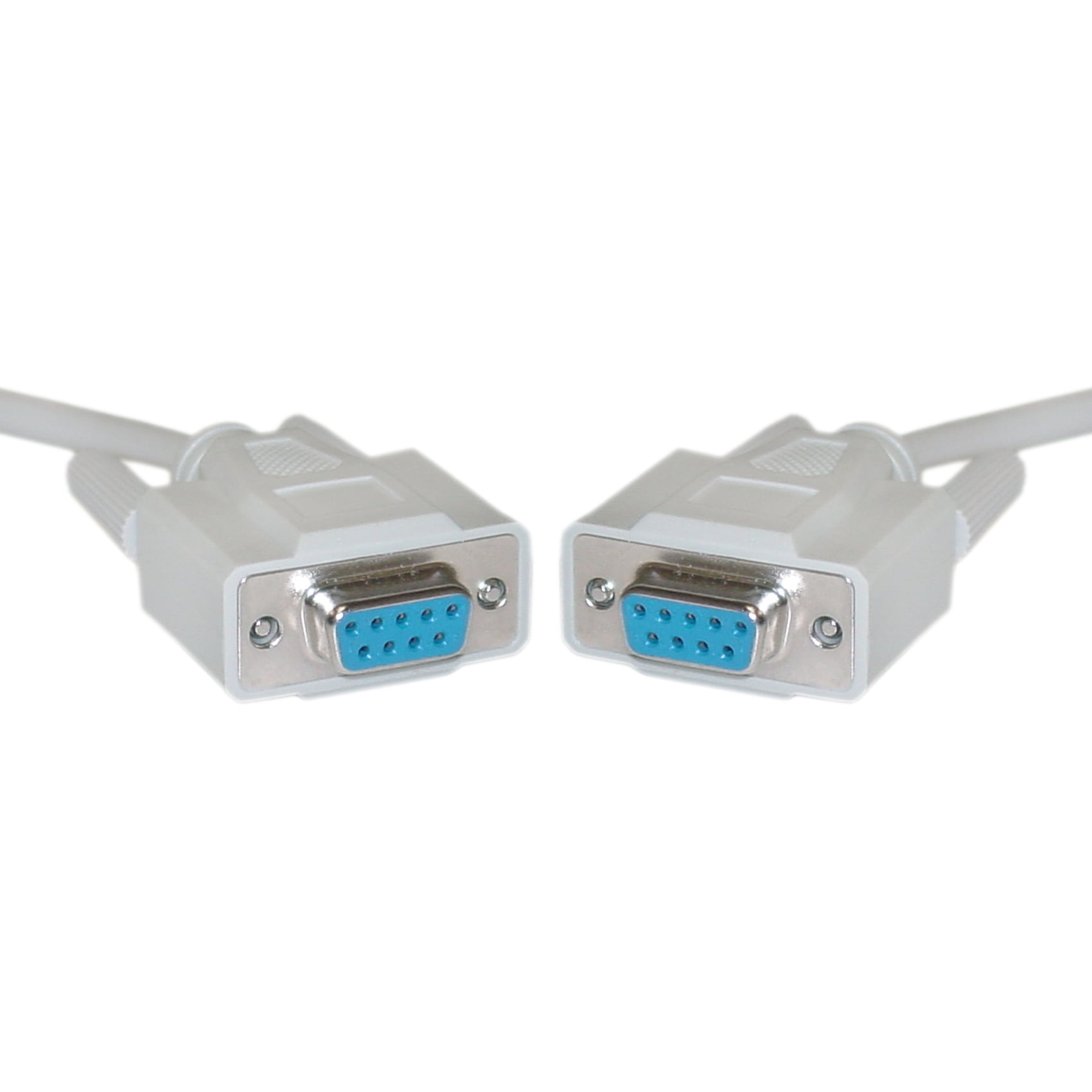 Cable Central LLC DB9 Female Serial Cable, DB9 Female, UL rated, 9 ...