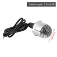 BIMZUC Marine Yacht Boat 12V 304 Stainless Steel Round Blue LED ...