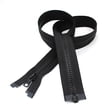 YKK 26" Vislon Zipper ~ YKK #5 Molded Plastic ~ Separating - 580 Black ...