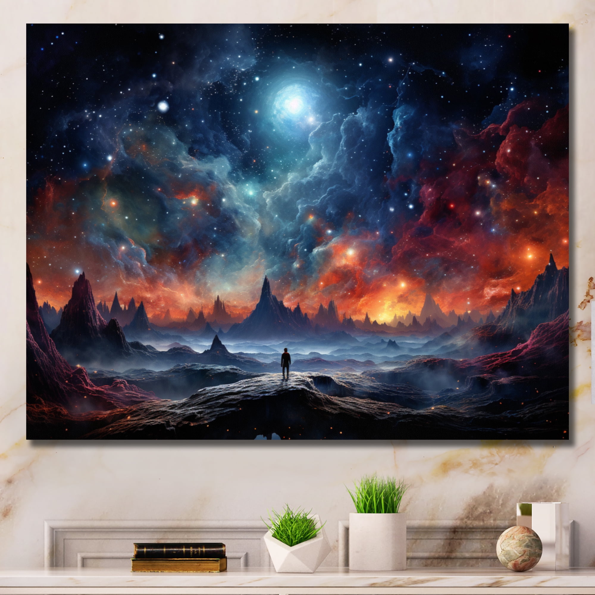 Click here for Designart Galaxies Wall Art  Astronomical Dreams I... prices