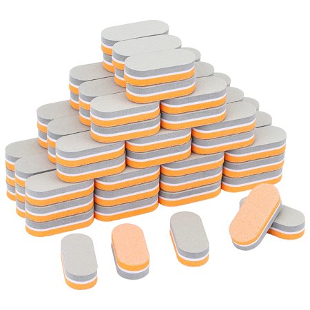 HEIBIN80 Count Nail Buffers Sanding Blocks Mini Nail Files for Acrylic ...