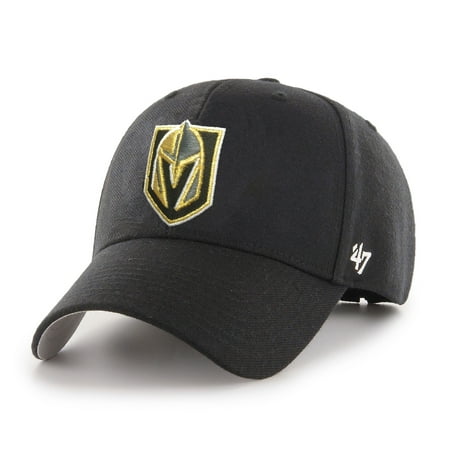 Vegas Golden Knights NHL '47 MVP Primary Cap - Black | Adjustable ...