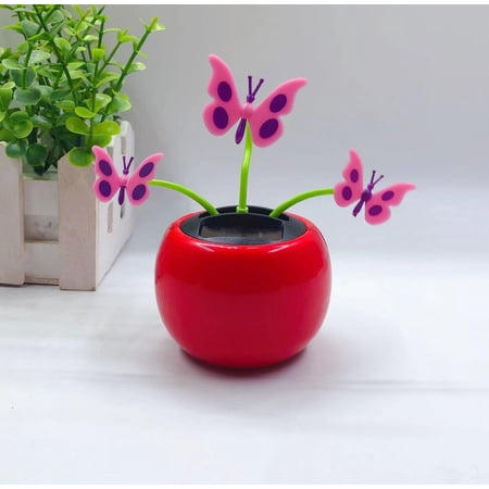 Lepai Solar Dancing Flower, Solar Car Doll Car Decoration, Solar Car ...