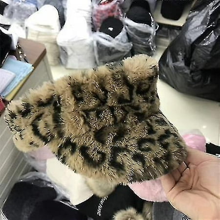 Winter Warm Faux Fur Leopard Grain Without Visors Lady Leisure Cap（Leopard Grain） | Walmart Canada