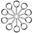 25-Pack 1/2" Stainless Steel Screw Eye Rings - Walmart.com