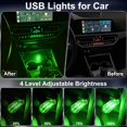2PCS USB Lights for Car, Touch Dimmable Retro Car Lamp Interior LED ...
