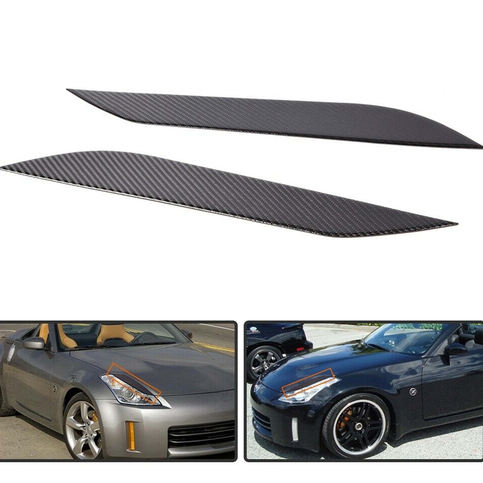 SecosAutoparts For Nissan 03-09 350Z Z33 Fairlady Carbon Fiber ...