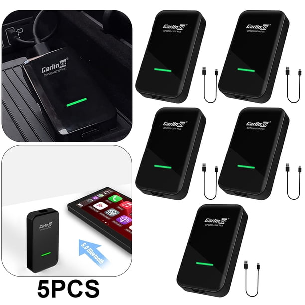 Adaptador Inalámbrico 5 Uds para Carplay Conexión Dual Dongle ...