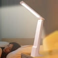 Outoloxit LED Desk Lamp Foldable Plug in Reading Lamp 3 Grade Colour ...