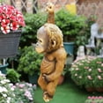 The Perfect Part Resin Hanging Monkey Statue for Outdoor Art & Garden ...