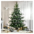 7.5ft Artificial Christmas Tree Nordic Pine Hinged Xmas Tree, 1218 ...