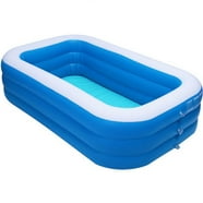 Funsicle Rectangular Truck Bed Inflatable Swimming Pool, Gray, Adults ...