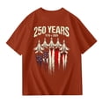 America 250 Merchandise Girls Short Sleeve Crewneck Independence Day ...