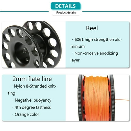 Spool Finger Reel Diving Reels Anchor Rope Winding Underwater SMB ...