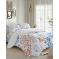 Colorful Coral Summer Ocean Shell Soft Breathable Bedding Set with ...