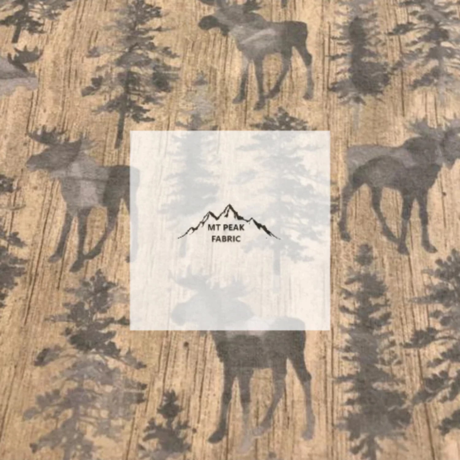 Moose Flannel Fabric - Walmart.com