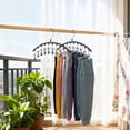 2/1pcs Magic Hangers with 10 Clips, Coated Metal, Non-Slip, Space ...