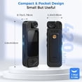 1080P HD Mini Camera, 180° Rotating Lens, Night Vision, 5-Hr Battery ...