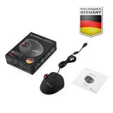 Perixx Perimice-517 Ergonomic Wired Trackball Mouse with Soft Click, 7 ...