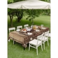 52x70 Tablecloth Rectangle, Rustic Country Outdoor Tablecloth with ...
