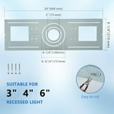 48 Pack New Construction Rough in Plate Pre Mounting Bracket for 3 / 4 ...