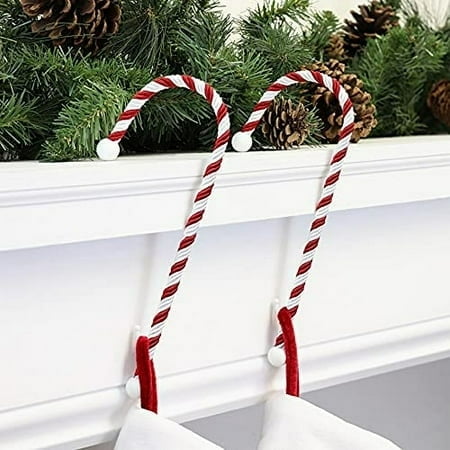 Click here for Haute Decor Candy Cane Stocking Holder (Classic 2-... prices