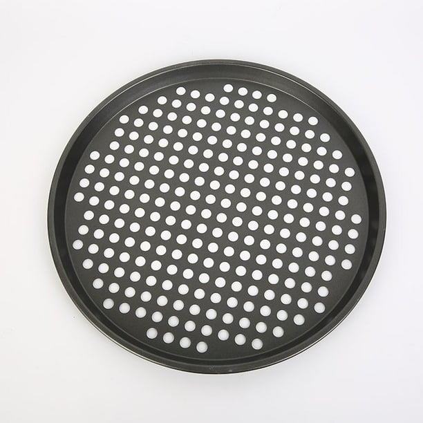 30cm Pizza Tray with Perforation - Perforated Pizza Tray - Carbon Steel ...